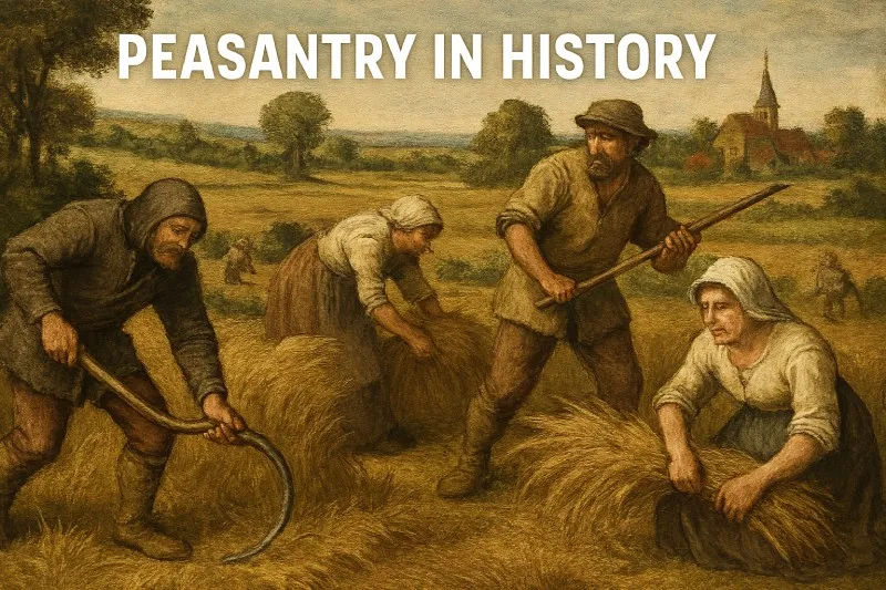 Peasantry: The class of rural agricultural laborer's, often poor and ...